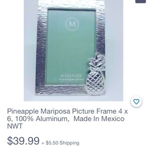 Mariposa | Accents | Mariposa Seahorse Picture Frame 4 X 6 | Poshmark